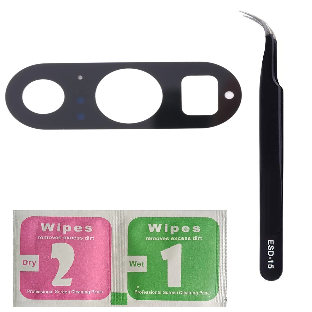 For Google Pixel 8 Pro Back Camera Glass Lens Replacement Repair Kit W ...