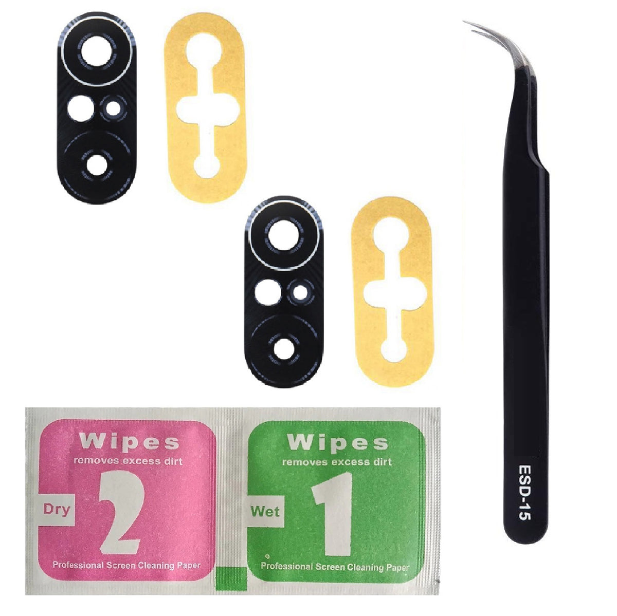 For Xiaomi Poco F3 Camera Lens Replacement Back Camera Glass With ESD ...