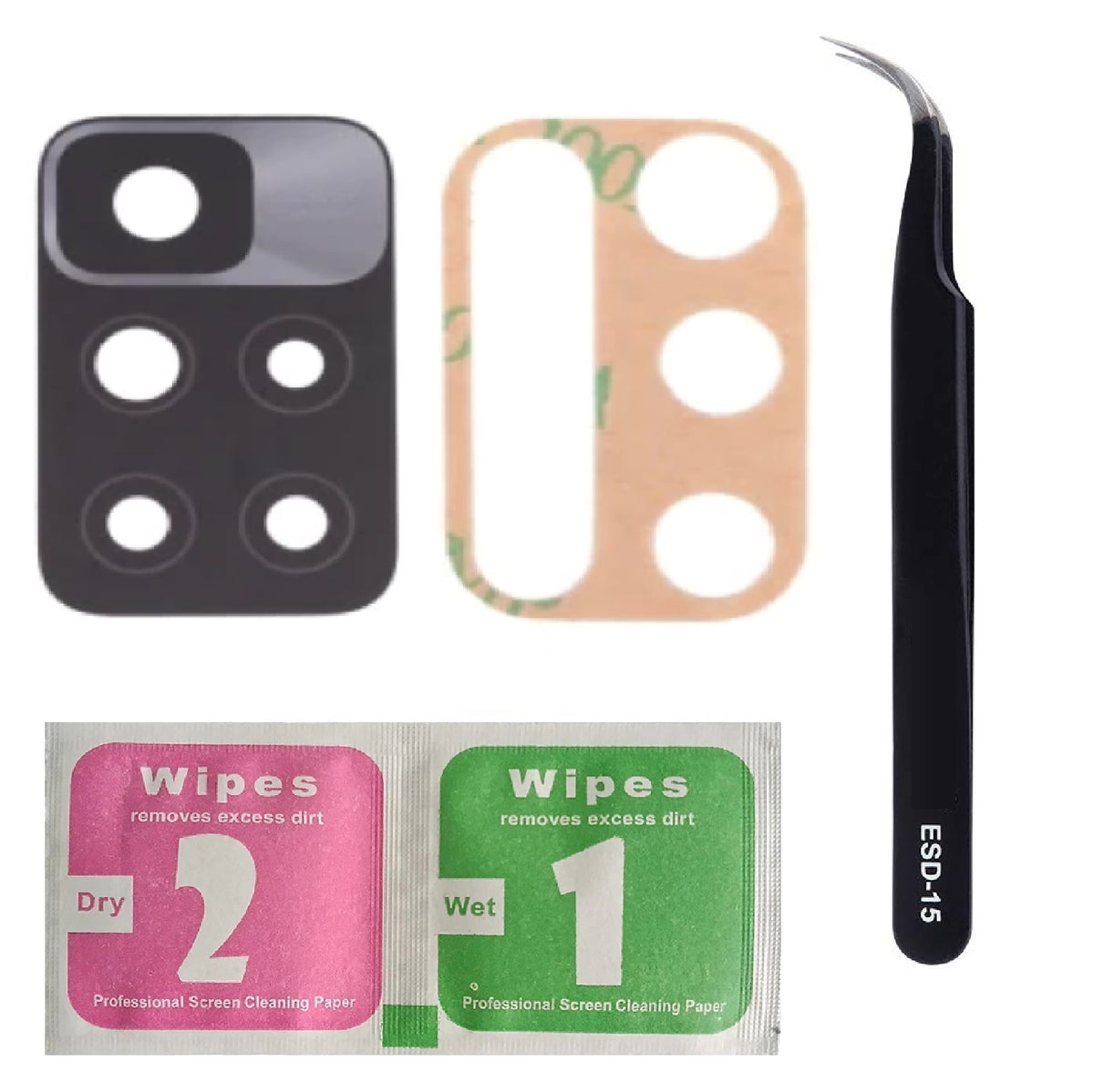 For Xiaomi Redmi 10 Camera Lens Replacement Back Camera Glass With ESD ...